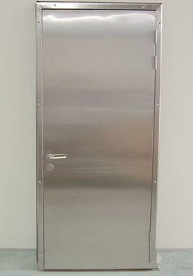 Customized Steel Material Marine Access Doors , Inward Outward Opening Steel Gastight Door