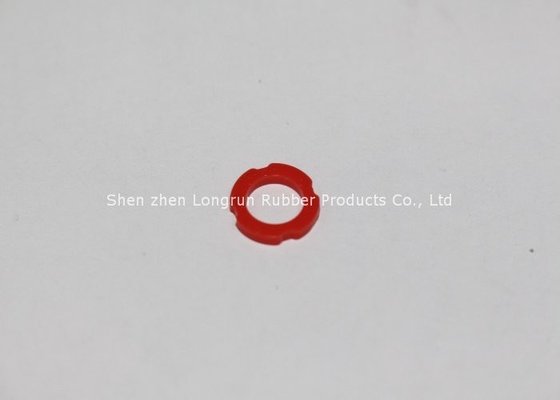Red Silicone Flat Washer Molding Silicone Parts for Auto Spare Parts