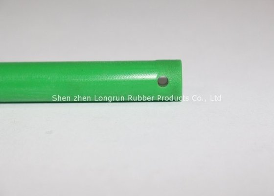 70 Shore A Green Molding Silicone Parts Silicone Stick With Two Holes for Electronic Industry
