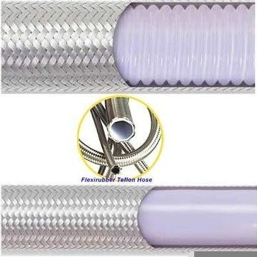 Formable PTFE Teflon Tube , Wire Braided PTFE Teflon Hose For Transmit Gas