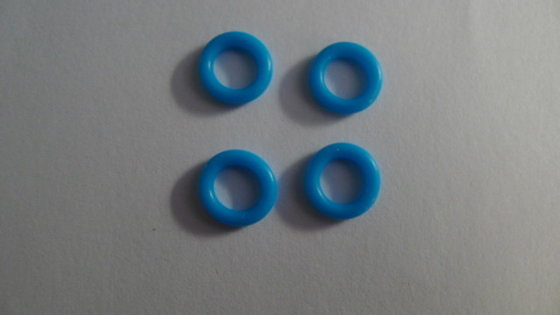 AS568 / JISB 2401 / GB / T3452.1 Rubber Silicone O-Rings, Silicone Rubber O Ring For Oil Seals / Water Seals