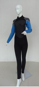 Women Neoprene Diving Suit Neoprene Wetsuits 4mm / 3mm Thickness