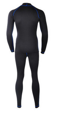 Black Nylon Neoprene Wet Winter Surfing Wetsuit Flatlock Construction