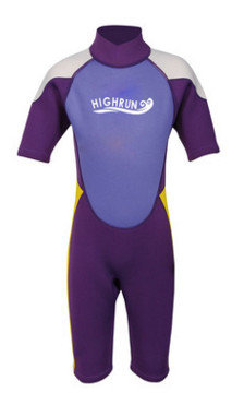 2mm Neoprene Surf Suit / kids surf wear Water Resistance For Girls