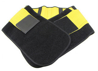 Double Pullers Neoprene Sports Support Elastic Back Waist Support Belt