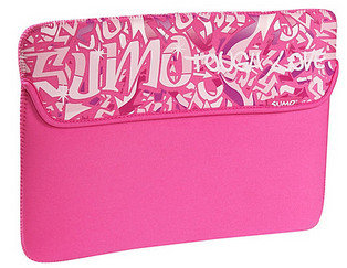 14" Reversible Laptop Sleeve With Pocket / Neoprene Computer Bag