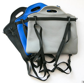 Neoprene 15 Inch Personalised Laptop Sleeve With Shoulder Strap