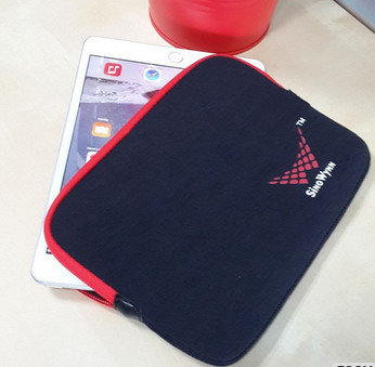 Shockproof Zippered iPad Mini Case Neoprene , Neoprene Laptop Case