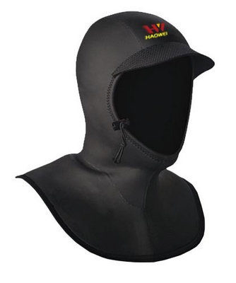 Wetsuit Diving Neoprene Hood With Bongrace , Scuba Diving Hood