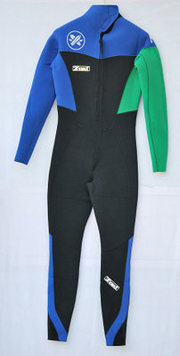 Green Mens and Women Neoprene Diving Suit CR Material with pad on knee