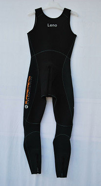 5MM Men' neoprene wetsuit jacket in Black  Neoprene CR  with Print Logo