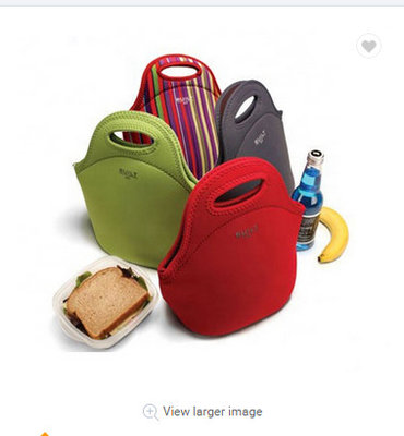 Portable waterproof and shockproof printed annual meal bag with diving material