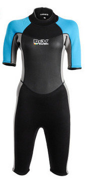 SCR Polyester Neoprene Womens Shorty Wetsuit 3Mm Thicknes Durable