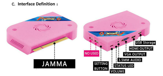 Pandoras Box 6 1300 in 1 Jamma Board
