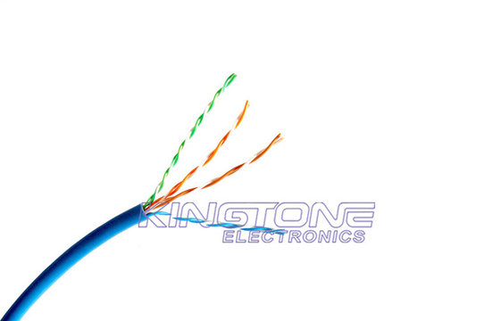 Low Loss UTP CAT5E Network Cable 24 AWG with CM Rated PVC HDPE Insulation
