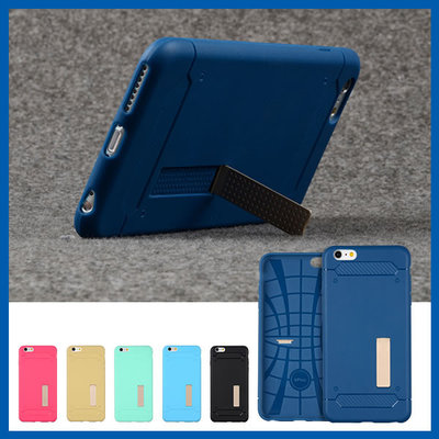 Hybrid TPU Kickstand Armor IPhone 6 Plus Protective Case Scratch Resist Protection