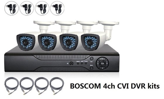 enregistrement/playback en temps réel d'enregistreur de la télévision en circuit fermé DVR de 4CH 720P HD