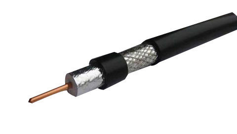 Le câble coaxial de liaison en aluminium de la tresse RG412 de fil, ROSH et atteignent le câble coaxial de liaison standard de 185 CATV avec le messager
