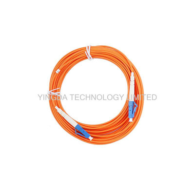 Correction optique MM62.5 de fibre de Mulitmode de fibre/PVC 2.4mm, câbles de 125um OM1 de pullover de fibre