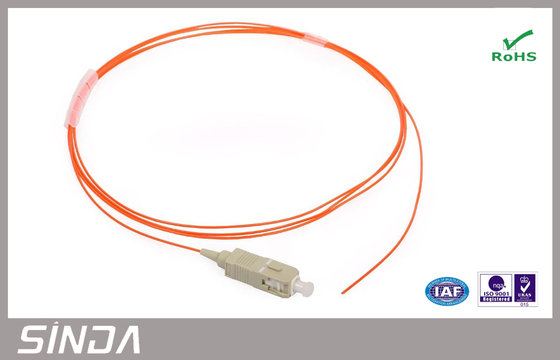 Corde de correction optique de fibre multimode de Sc, perte par insertion optique de tresses de fibre de Sc basse