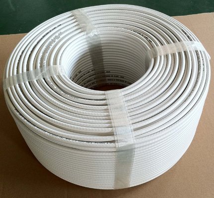 Câble coaxial de liaison coaxial de liaison anti-parasitage de l'ohm CATV du câble 75 de F660BVM-BW RG6 avec le messager