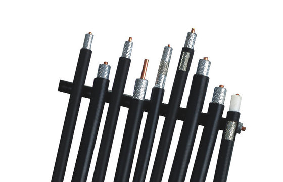50 cuivre de la perte 195 de câble coaxial de liaison d'ohm le bas 0.94mm nu avec 89% a étamé la tresse de cuivre