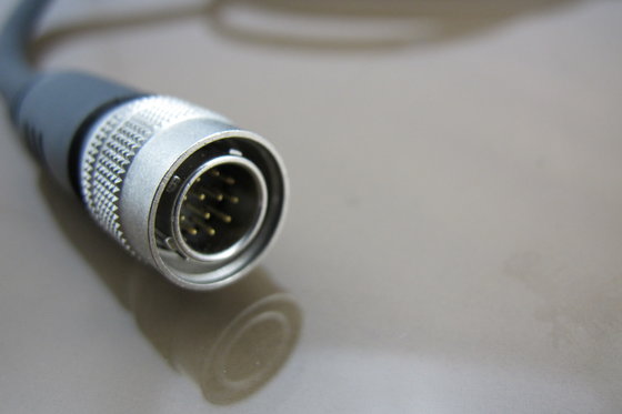 Le câble à chaînes HIROSE analogue 12Pin circulaire câble les câbles coaxiaux de liaison de connecteur masculin et femelle