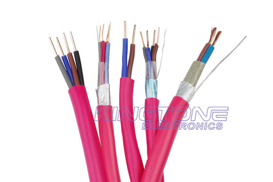 2 veste résistante au feu non protégée de l'isolation FRLS de silicone de câble des noyaux FRLS