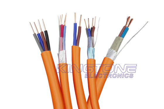 Câble résistant au feu de noyaux de FRHF 2, cuivre nu solide avec l'isolation de silicone