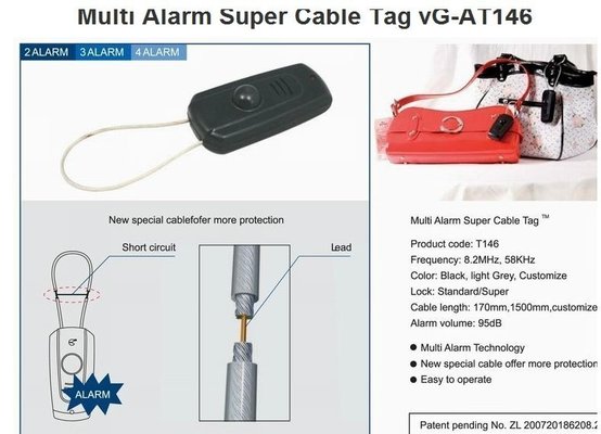 Étiquette superbe de câble d'alarme multi d'individu