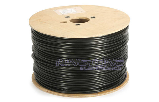13 câble optique de réseau de fibre de JET du noyau 6mm, câble extérieur G.657A du réseau de transmission