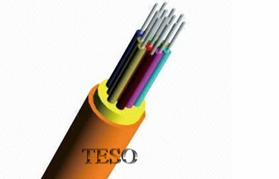 24 câbles optiques de réseau de fibre de noyau imperméables pour la communication