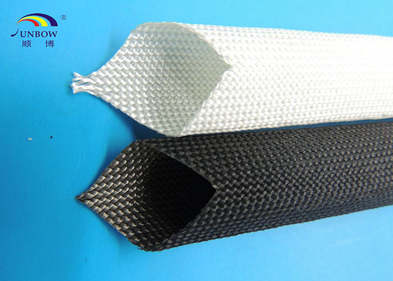 fibre de verre à hautes températures tressée de fibre de verre de Non-alcali gainant pour la protection de câble d'isolation