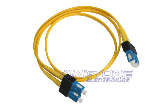 Sc au PC de Sc optique de corde de correction de fibre de duplex de Sc pour le coffret d'extrémité