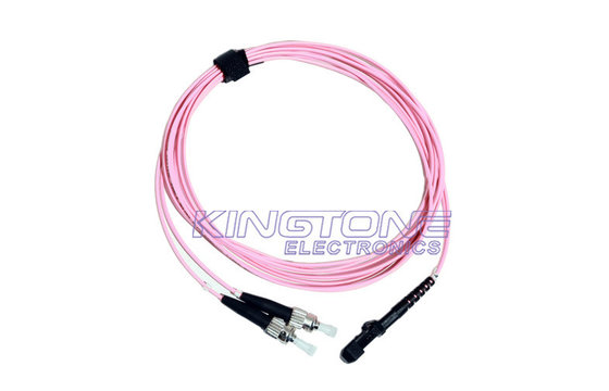 Sc optique rose de corde de correction de fibre multimode à MTRJ 62.5/125 pour la télécommunication