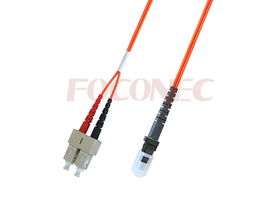 Sc à fibre optique d'avance de câble de la correction OM1/OM2 - fermeture éclair duplex à plusieurs modes de fonctionnement de MTRJ