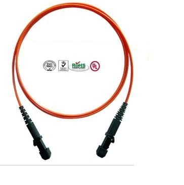 Corde de correction optique de fibre multi de mode de noyau de MTRJ pour le système de communication