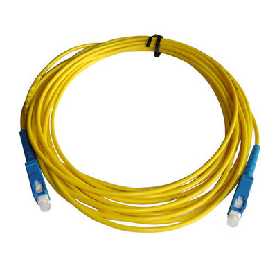 SM の単信繊維光学のパッチ・コード SC/UPC への SC/UPC 3.0mm ポリ塩化ビニール