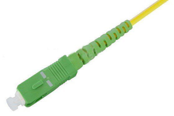 Câble optique de correction de fibre de connecteur de Sc/RPA, câble duplex de PVC de Web-échelle