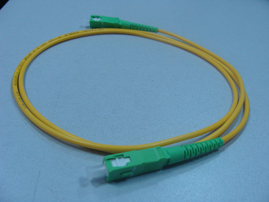 Connecteur de correction de fibre du simplex 2.0mm LSZH de corde de Sc optique/RPA au SM de Sc/RPA