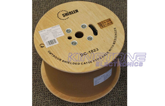 UTP CAT5E 24AWG Bare Copper with 2C / 18AWG PVC Jacket Siamese Cable