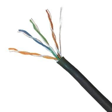 Câble du réseau CAT5E de twisted pair, câble Ethernet non protégé de CAT5E, conducteur de cuivre nu, câble d'UTP CAT5E