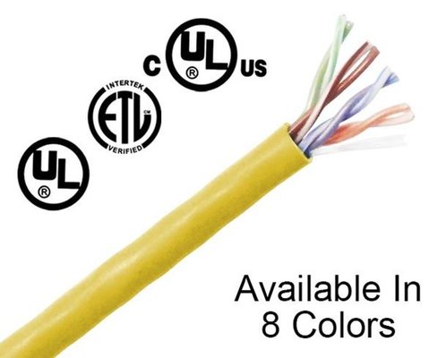Câble LAN de Siemon Cat5e UTP, câble de réseau d'UTP Cat5e de câble, câble de données UTP Cat5e