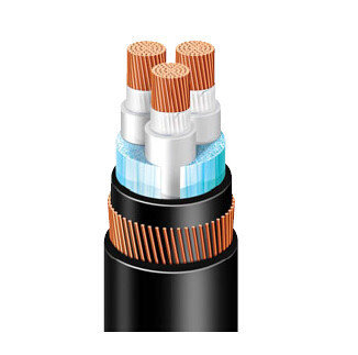 XLPE a isolé le câble externe 0.6KV/1KV N2XY NA2XY de basse tension de gaine de PVC