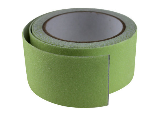 Single Sided Glow In The Dark Anti Slip Tape , PET Glow In The Dark Safety Tape