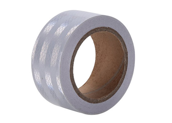 Security High Intensity Reflective Tape / Hi VIS Red And White Dot Reflective Tape