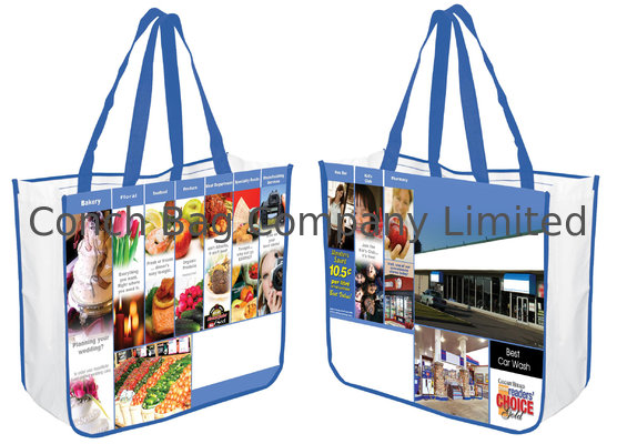 OEM Recycled Non Woven Laminated Bags , PP Non-Woven Shopping Bag