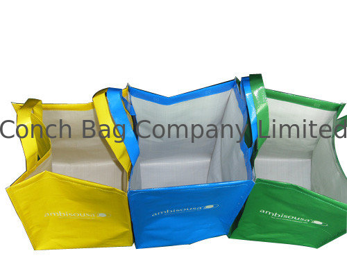 Colorful 140gsm Garbage PP Woven Bag with Laminated Printing
