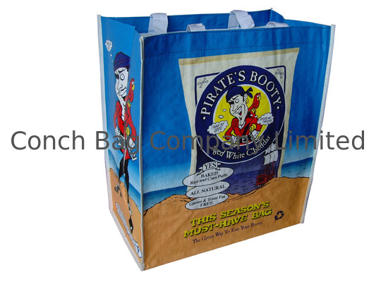 Custom Transparent PP Woven Bag for Advertising with 140gsm PP Woven Fabric