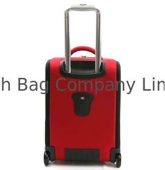 Red 24 inch Shopping Trolley Bag for Travelling , 1200D Polyester